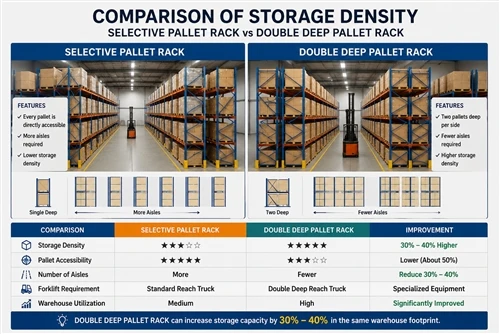 How Much More Storage Can a Double Deep Pallet Rack Provide ...